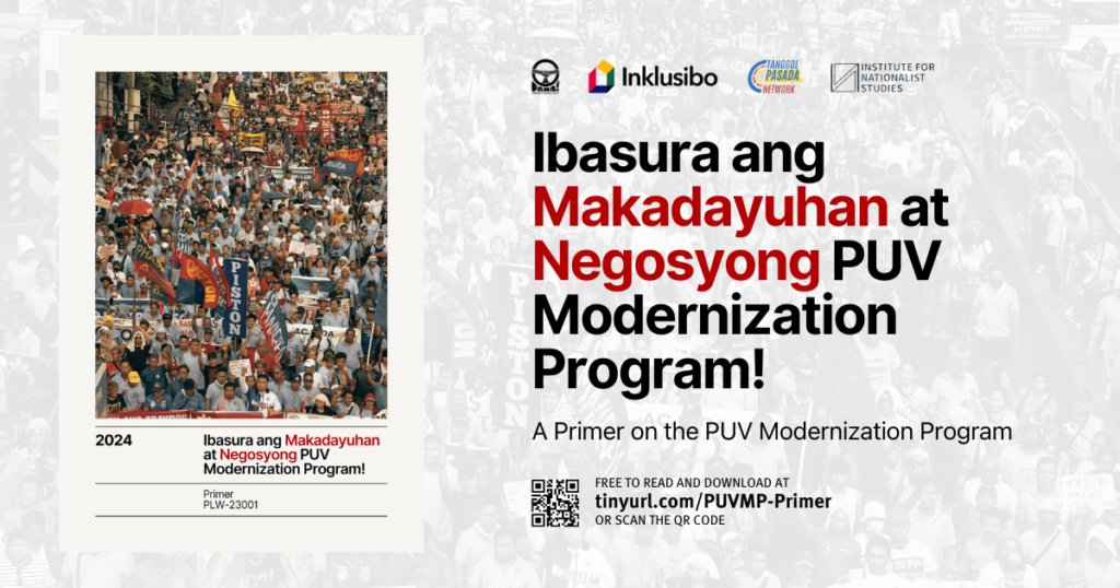 Ibasura ang Makadayuhan at Negosyong PUV Modernization Program ...