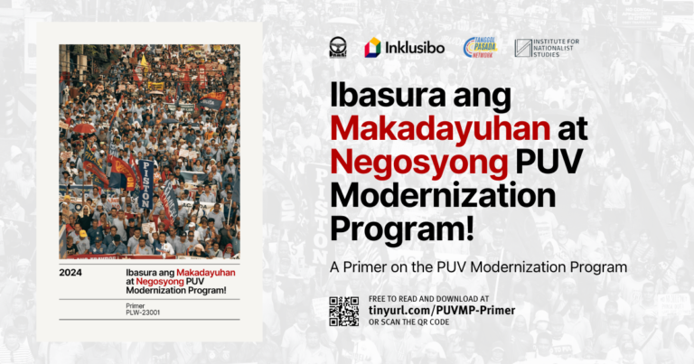 Ibasura ang Makadayuhan at Negosyong PUV Modernization Program ...